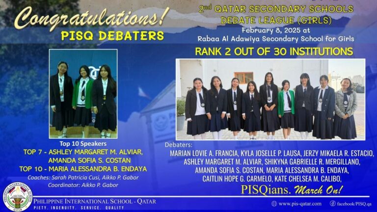 Home - PHILIPPINE INTERNATIONAL SCHOOL-QATAR