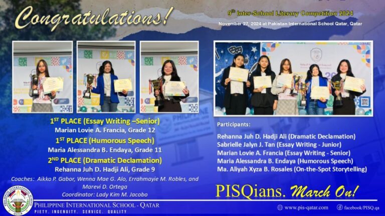 Home - PHILIPPINE INTERNATIONAL SCHOOL-QATAR